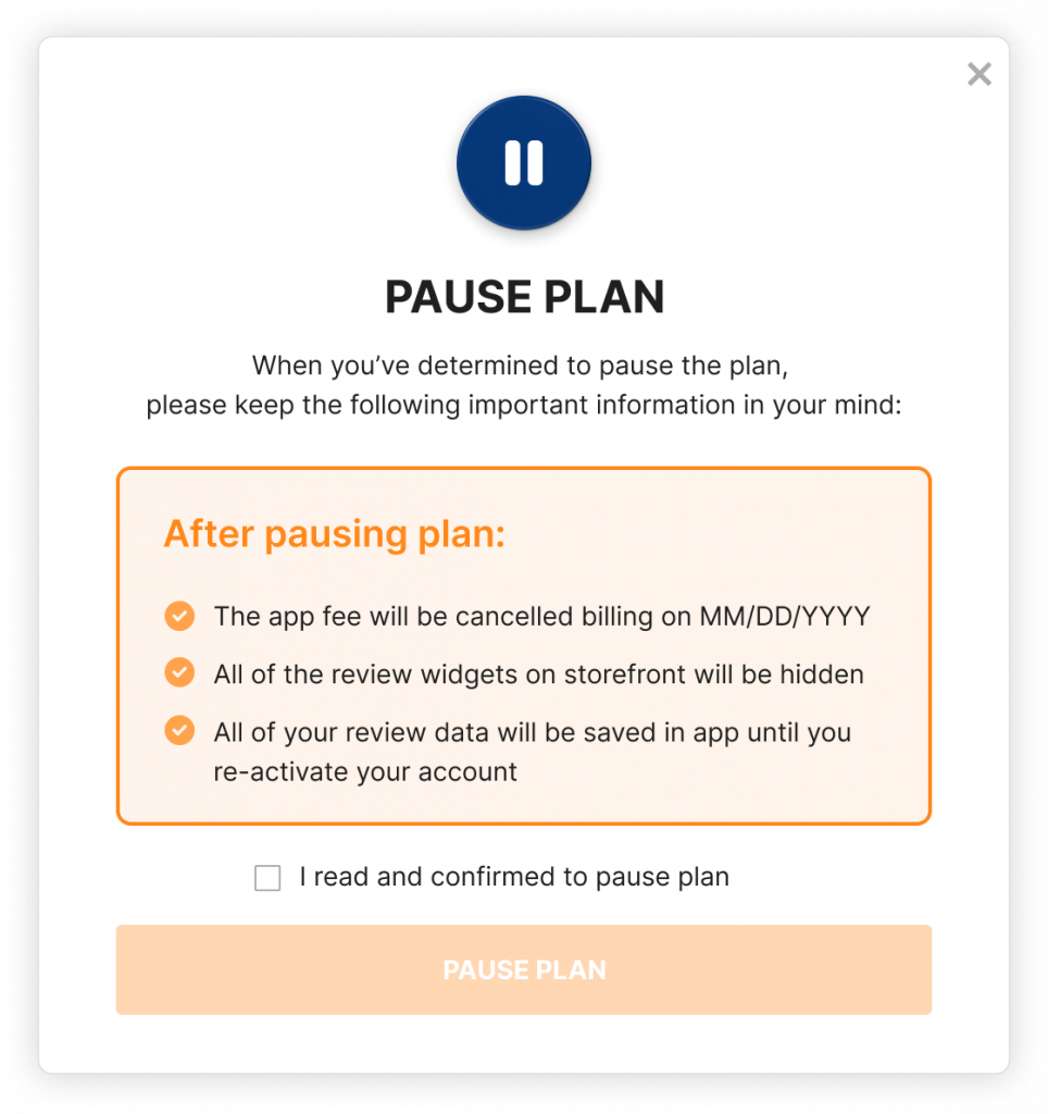 Pause plan - The temporary choice for your store in re-building stage ...