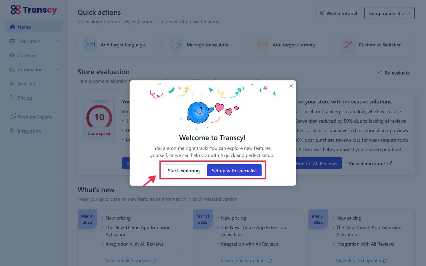 Set up a multilingual Shopify store in minutes with Transcy app - FireApps